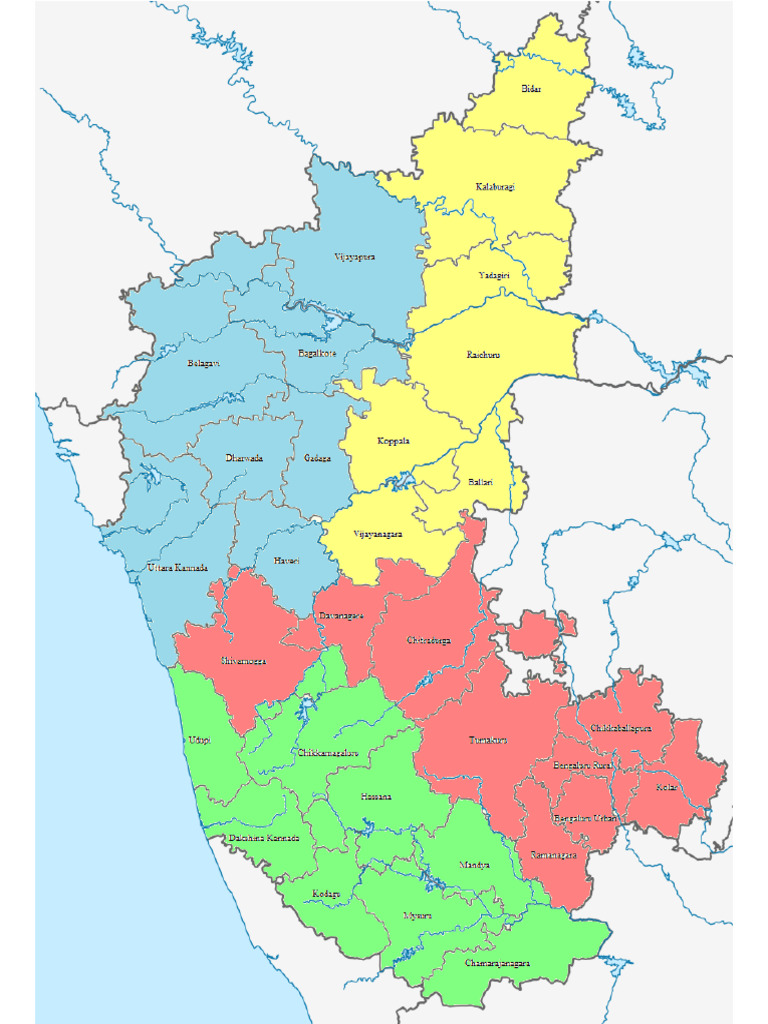 India Karnataka Location Map | PDF