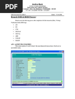 EOD Process Steps for Financial Transactions | PDF | Computing | Business