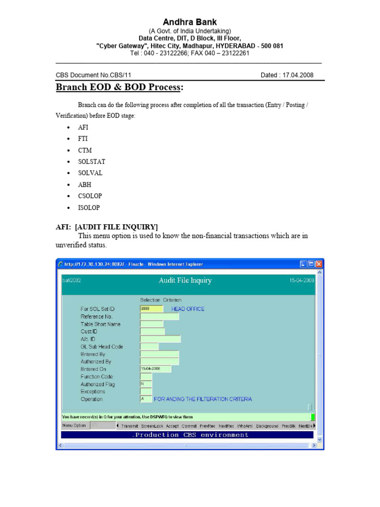 Microsoft Word CBS 11 Branch EOD BOD Process | PDF | Chess Openings ...
