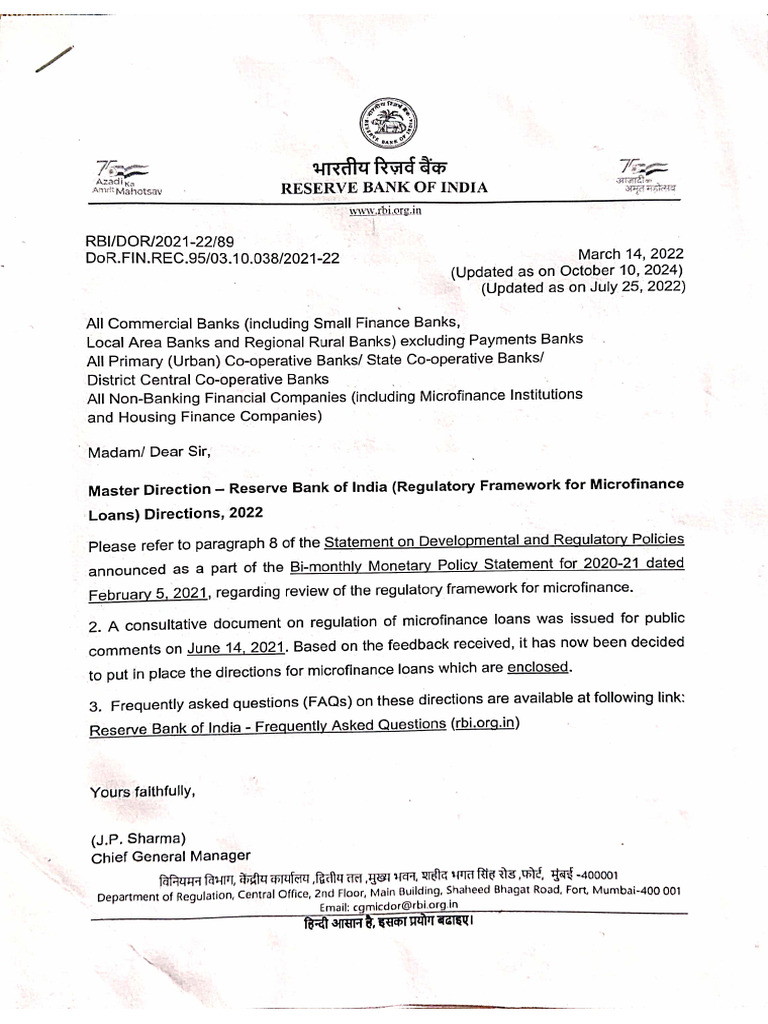 New RBI Norms | PDF