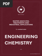 Water Treatment in Engineering Chemistry | PDF