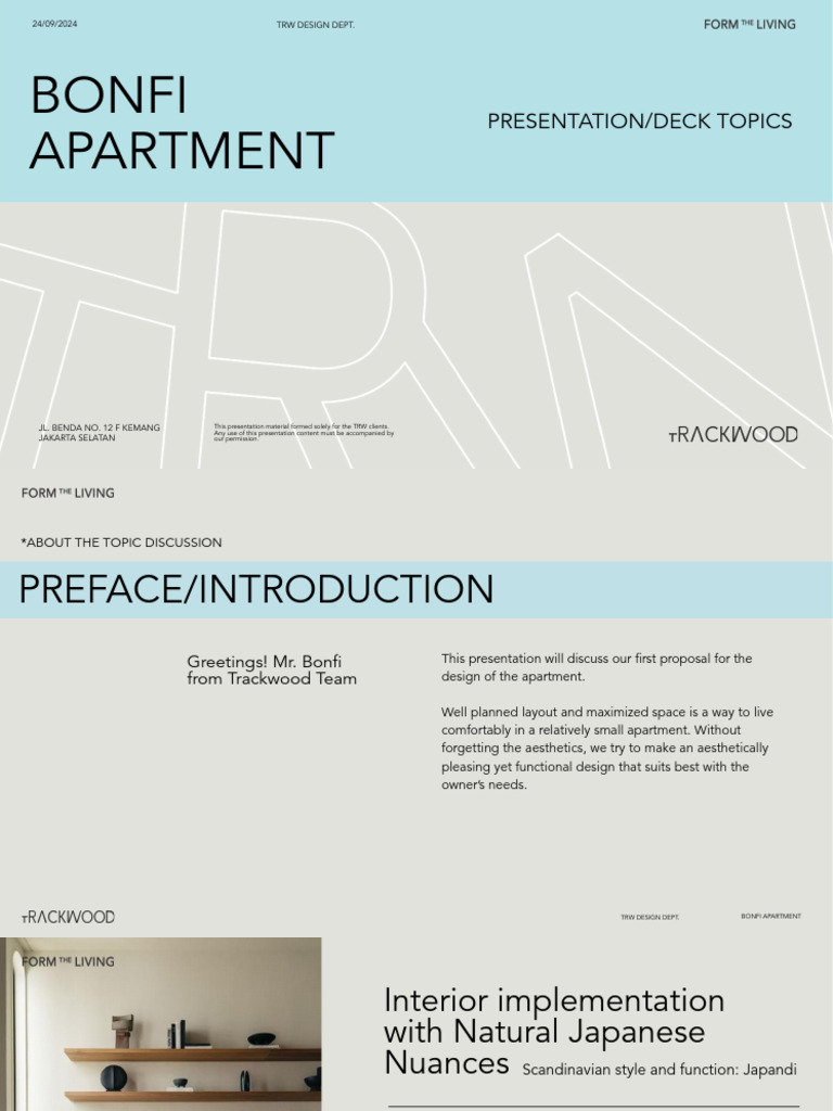 Portfolio Final Design Bonfi Apartment - Render - TRW | PDF | Design