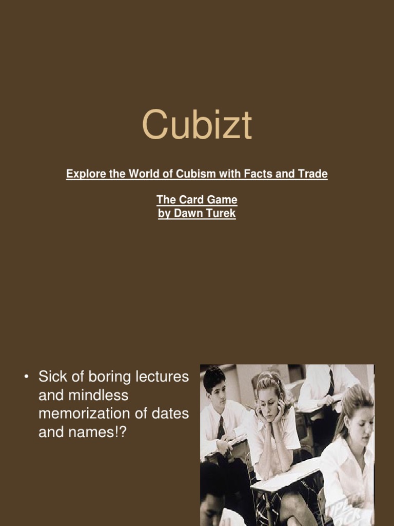 Cubizt: Explore The World of Cubism With Facts and Trade The Card Game ...