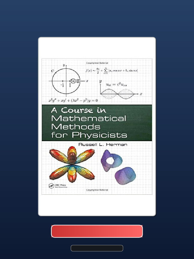 Course in Mathematical Methods For Physicists 1st Herman Digital Access ...