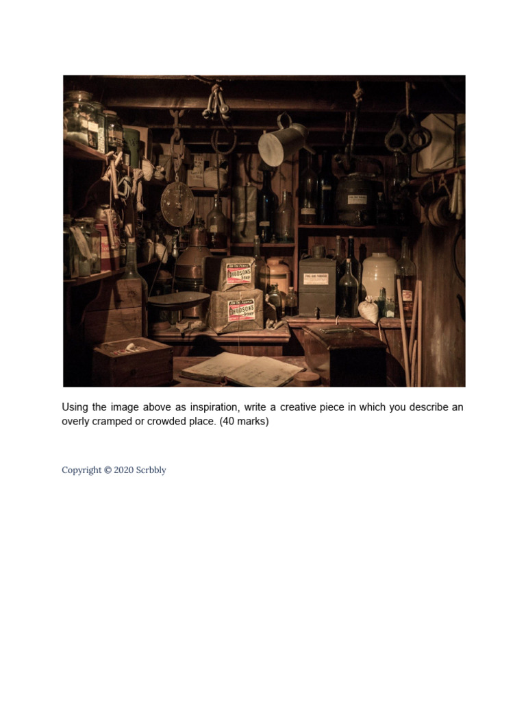 Descriptive Writing Prompts | PDF