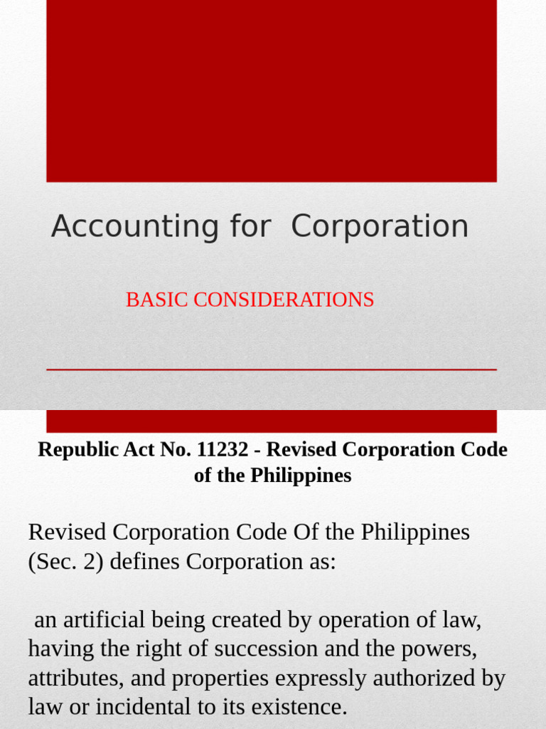 Accounting For Corporation AFA 211 | PDF | Stocks | Corporations