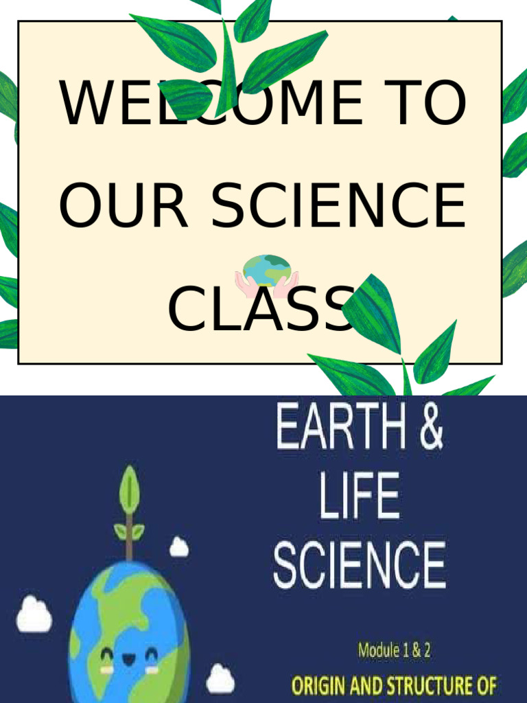 Earth and Science (w1-2) | PDF