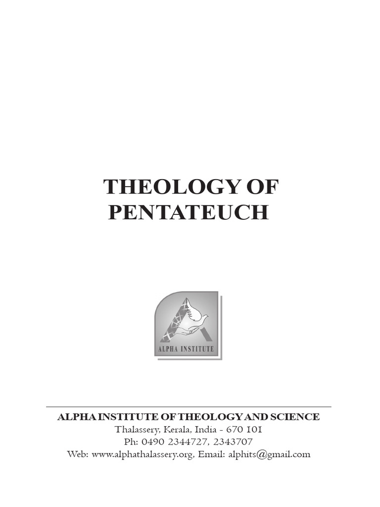 Theology of the Pentateuch Overview | PDF | Book Of Genesis | Isaac
