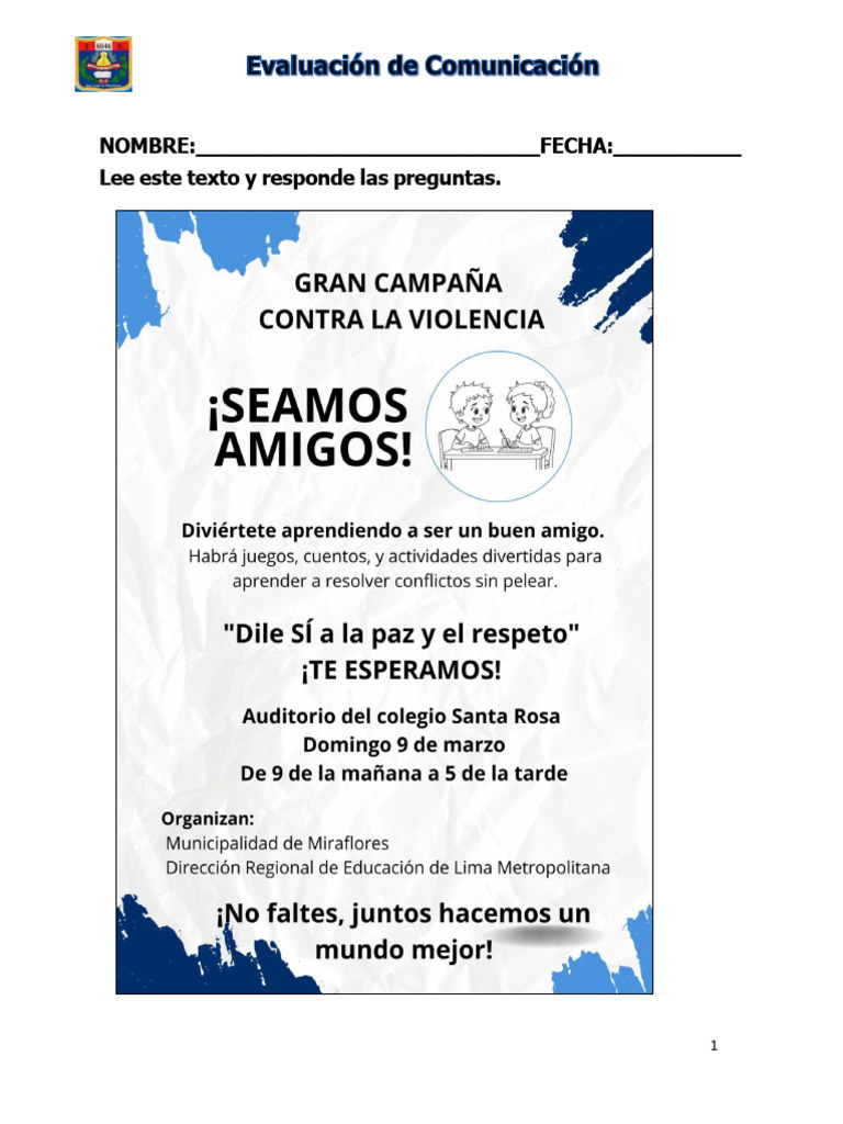 Eva Com 2do Grado | PDF | Hormiga | Alimentos