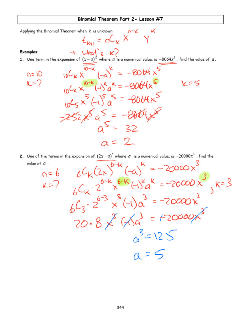 Math 30-1 Workbook Revised For January 2022 | PDF | Mathematics