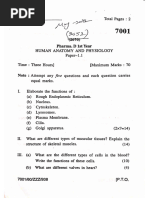 D.pharm 1st Year Last Year Question Papers | PDF | Lymph | Blood