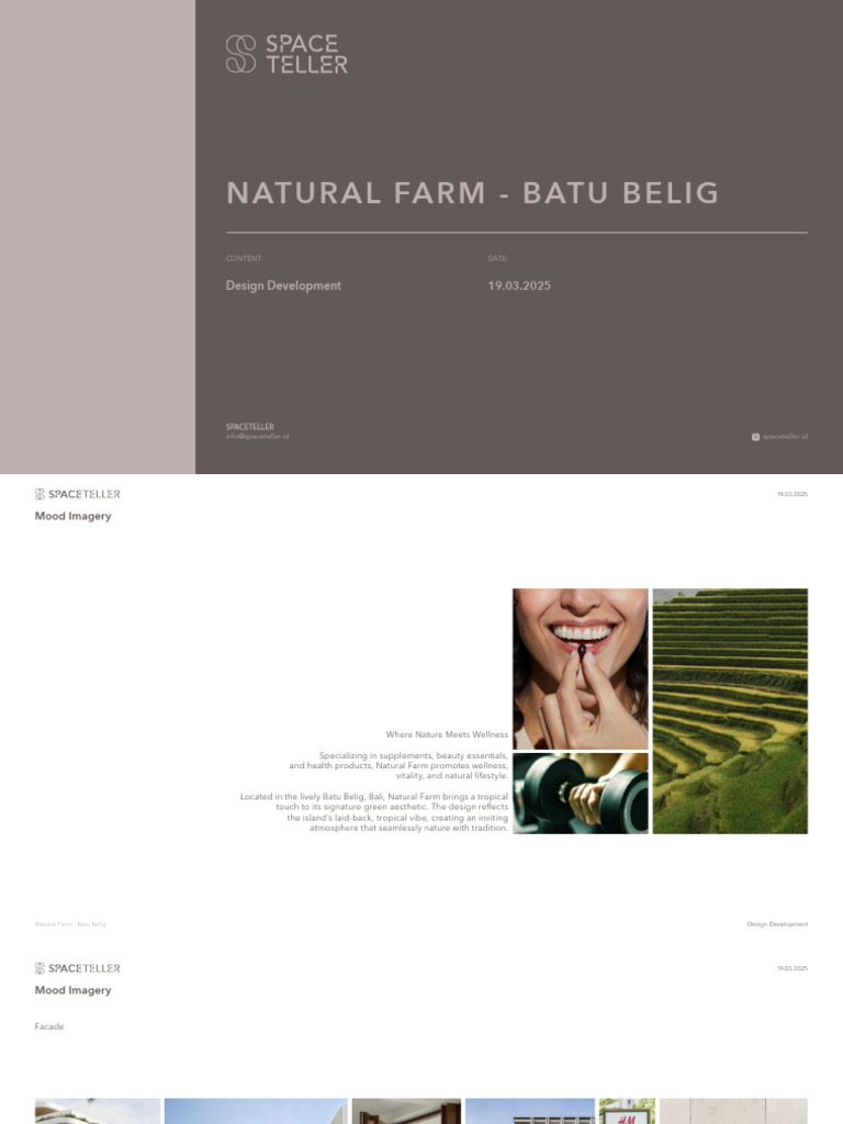 Natural Farm Batu Belig - Design Development | PDF | Architectural Elements | Architectural Design