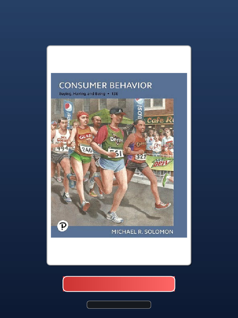 Consumer Behavior Buying Having Being 13th Edition Michael Solomon Michael R Solomon Digital ...