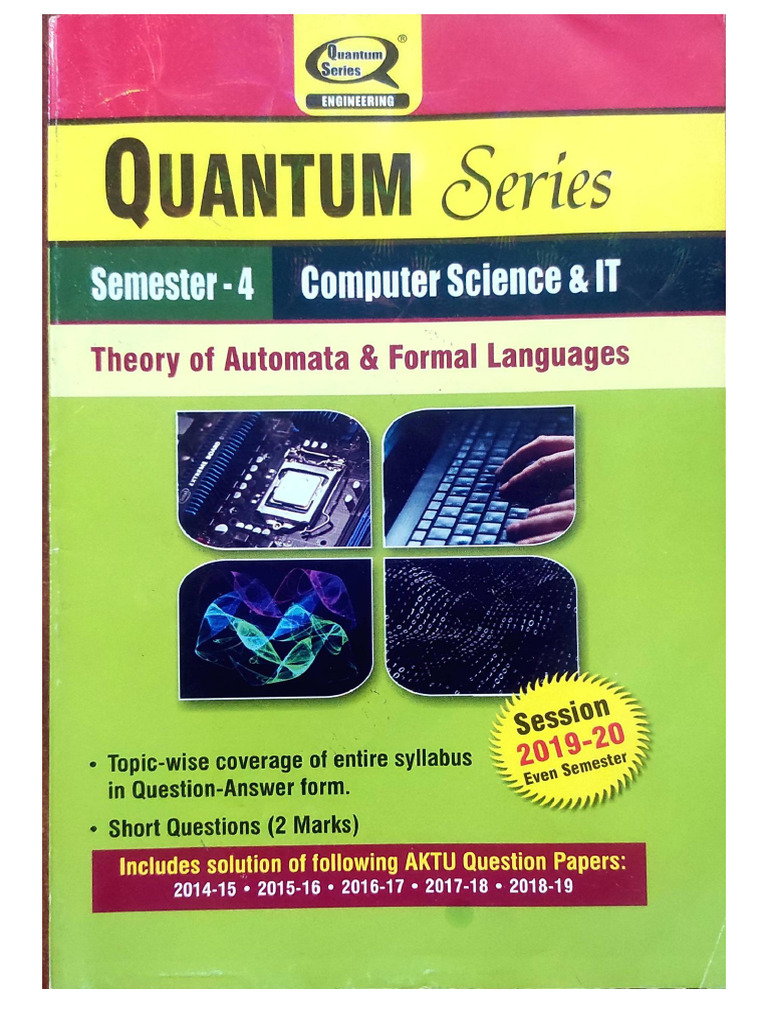Theory of Automata & Formal Languages Short Questions 2 Mark | PDF