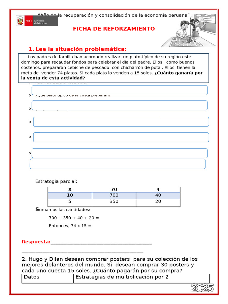 F.ref. Mate Multiplicación Por Dos Cifras | PDF
