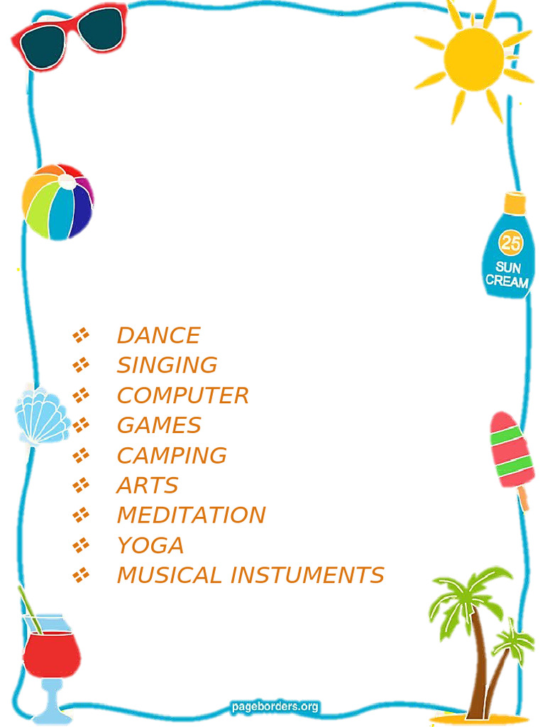 Summer Camp Shereen | PDF