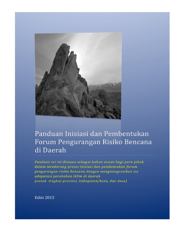 Panduan Pembentukan FPRB Di Daerah - Flip Ebook Pages 1-50 - AnyFlip | PDF