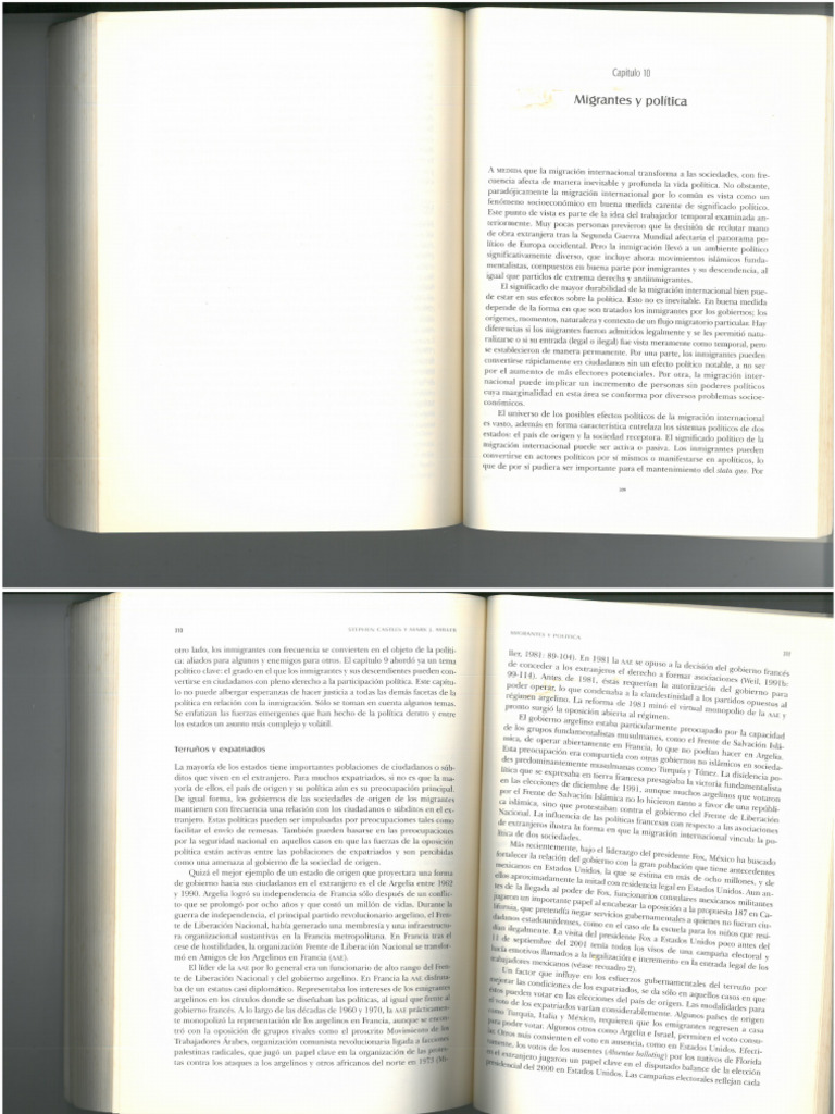 Castles y Miller, Cap. 10 | PDF