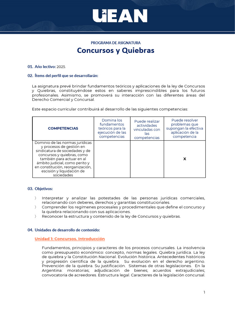 Concursos y Quiebras: Fundamentos y Prácticas | PDF | Bancarrota | Ley ...