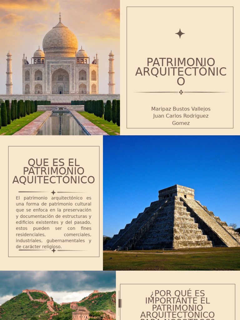 Presentación Patrimonio Arquitectónico | PDF | Patrimonio cultural