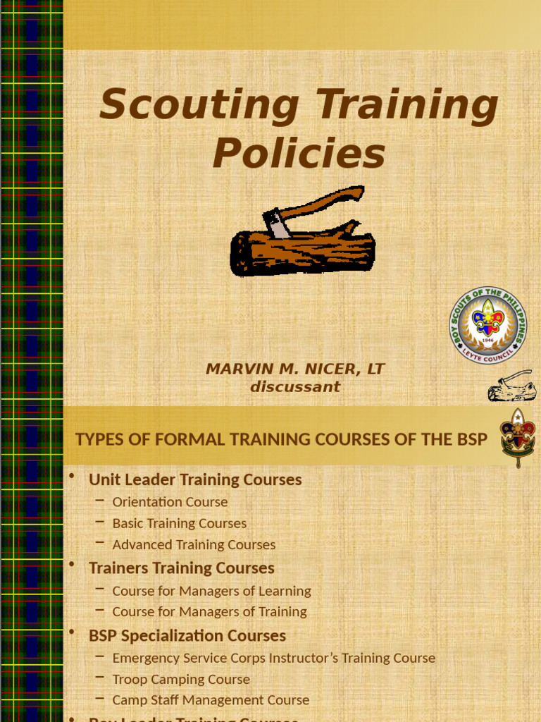 Scouting Training Course Overview | PDF | Scouting