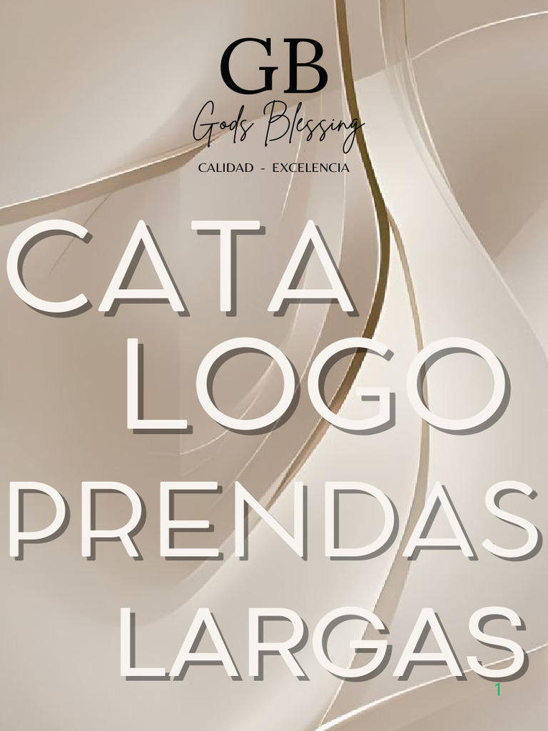 Prendas de Moda Gods Blessing: Tallas y Telas | PDF