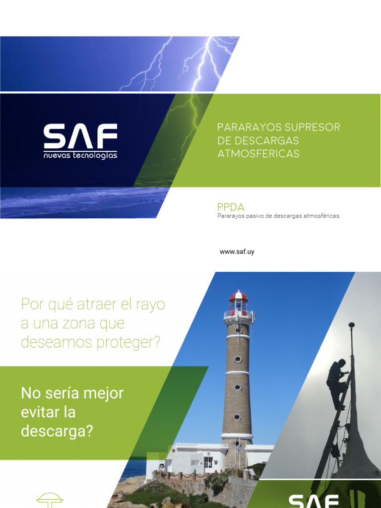 Brochure SAF | PDF | Relámpago | Electromagnetismo