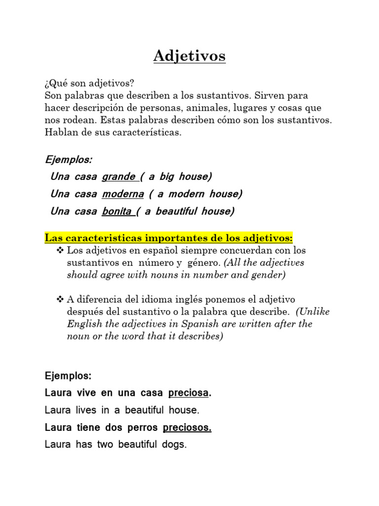 Adjetivos and Colores | PDF | Color | Arco iris