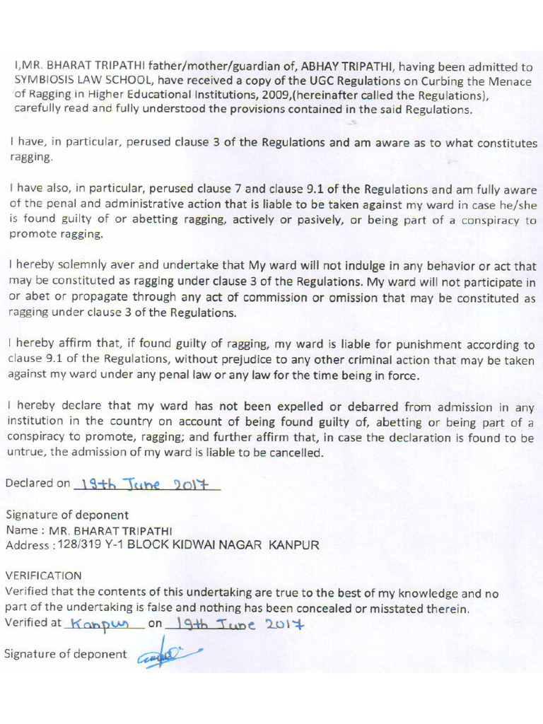 Anti Rag Parents - 121246 | PDF