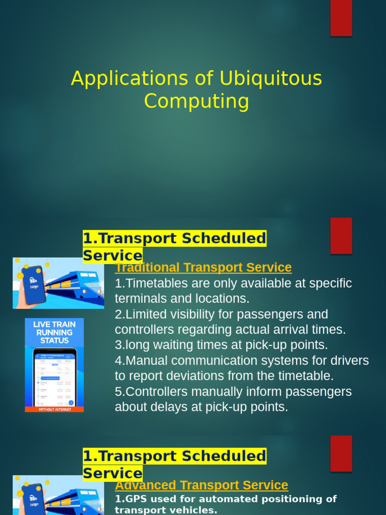 Applications of Ubicom | PDF | Computing | Computer Science