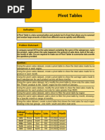 PivotTable Practice File | PDF