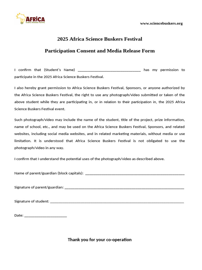 ASBF2025 Media Release Form | PDF