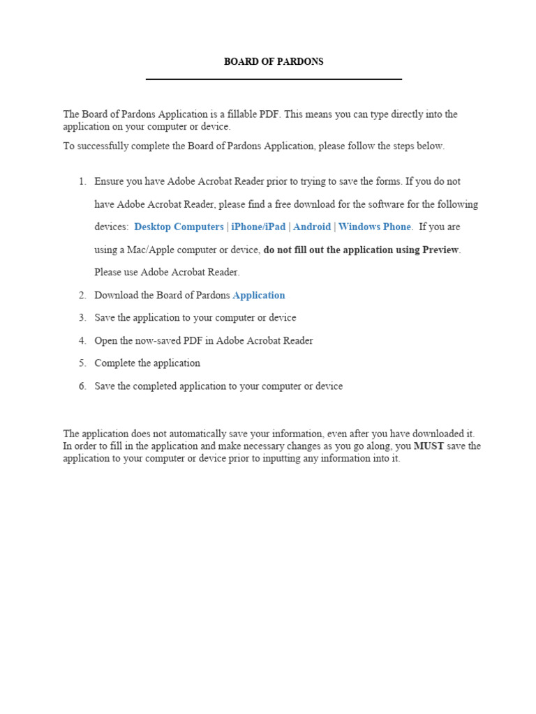 Pardon Application-Packet 2024 | PDF | Criminal Record | Affidavit