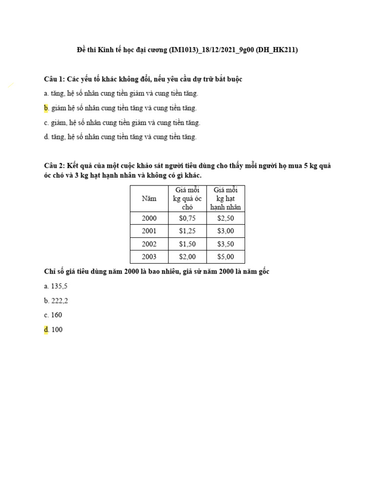 Cuối kì 211 | PDF