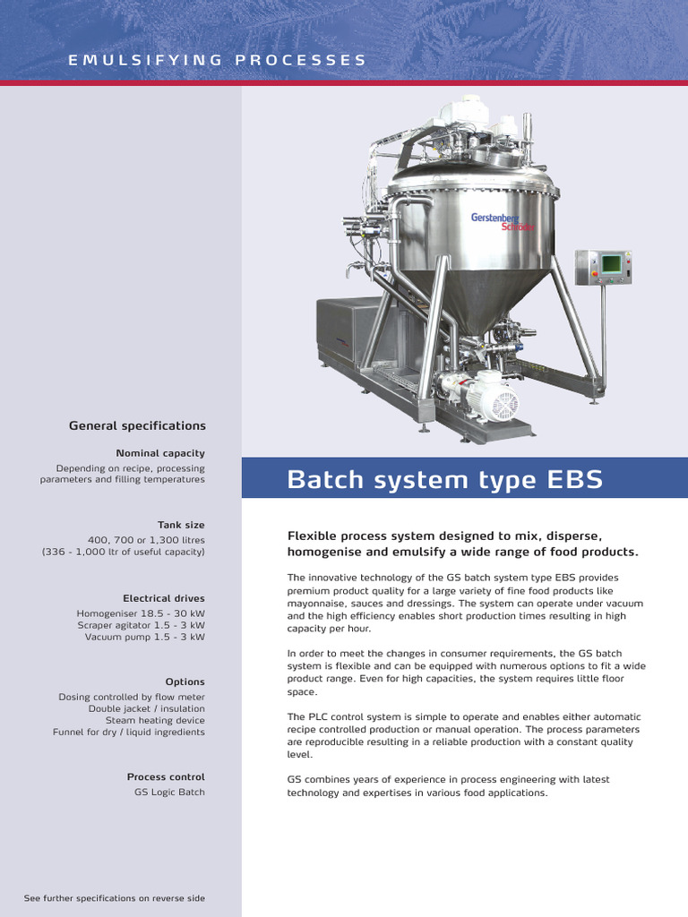 Batch System EBS GB 03 09 | PDF | Mechanical Engineering