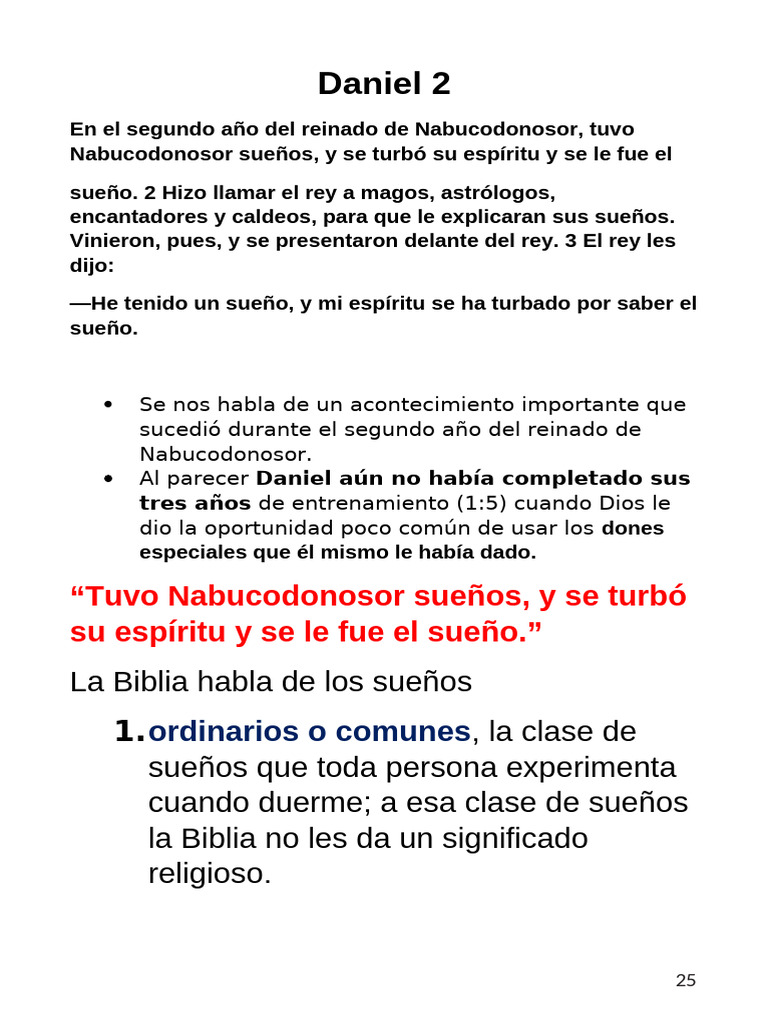 Daniel 2 | PDF | Libro de daniel | Contenido bíblico