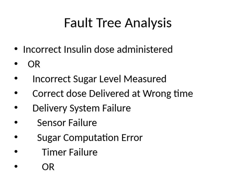 Fault Tree Analysis | PDF