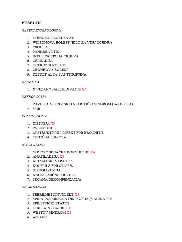 Najcesca Pitanja | PDF