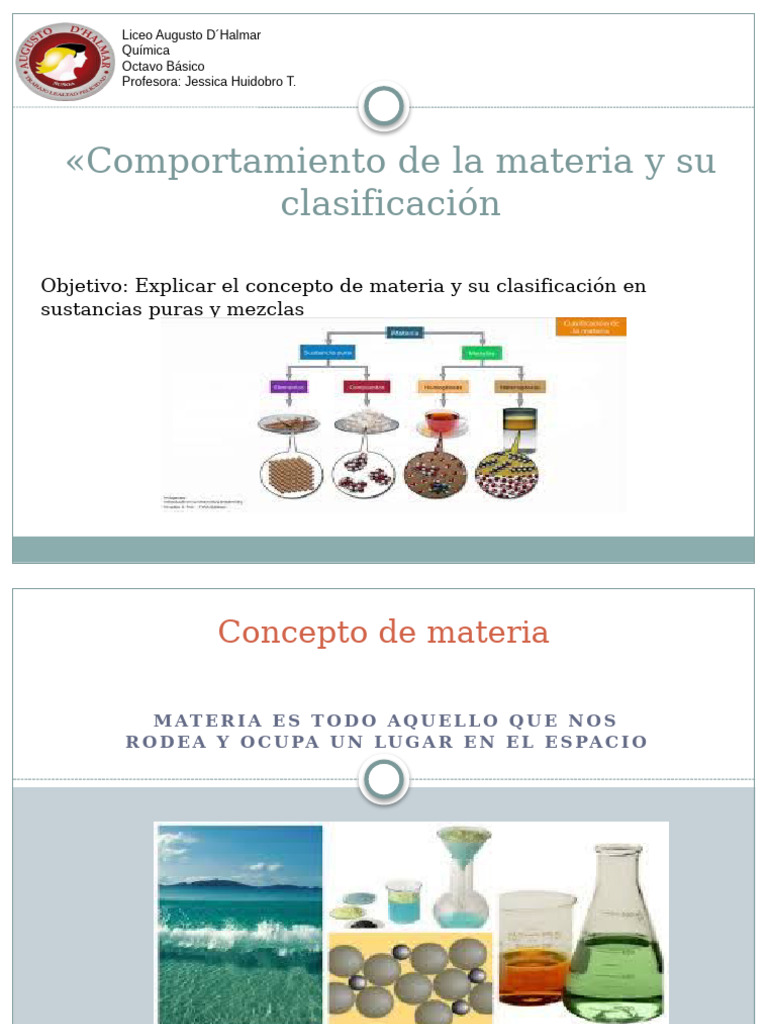 Clasificación de La Materia | PDF