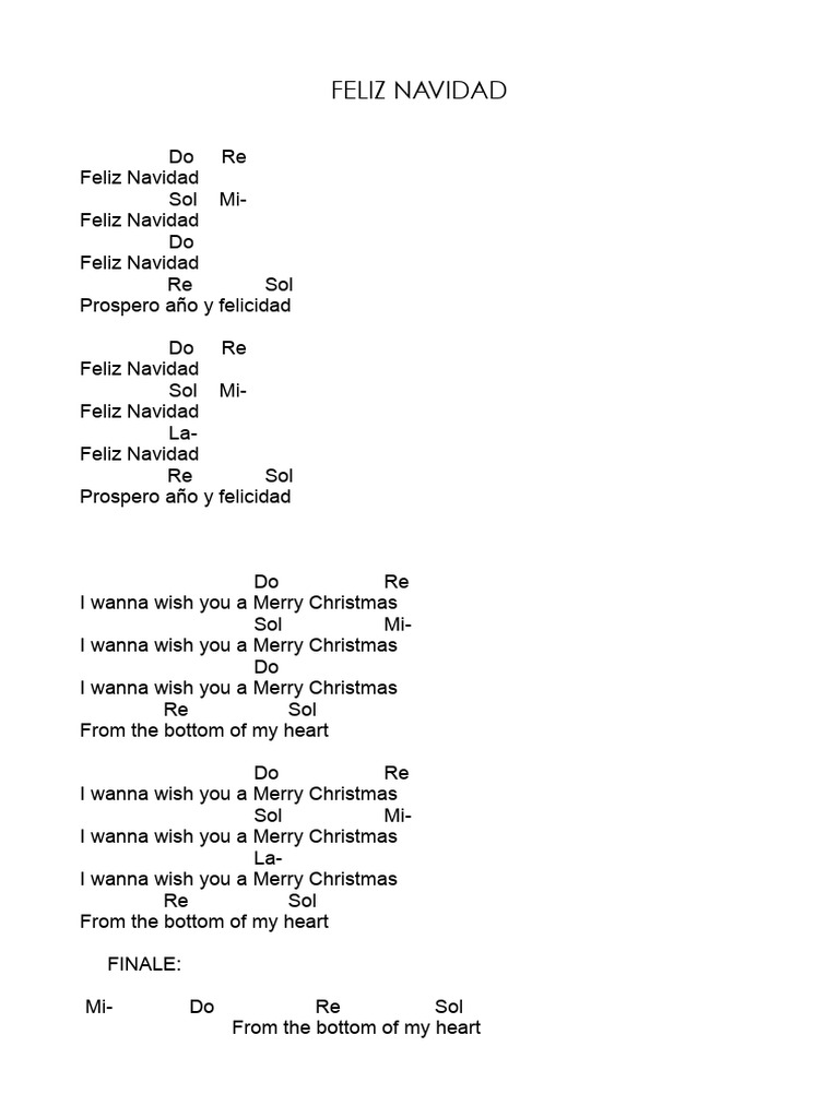 Feliz Navidad 1 | PDF