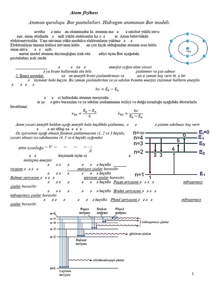 Atom Fizikası | PDF