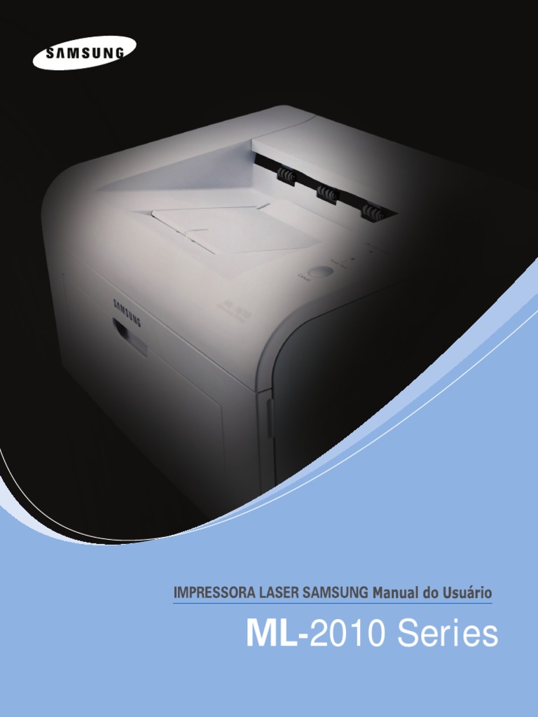 Manual Samsung Ml-2010 | PDF | Impressão | Impressora (informática)