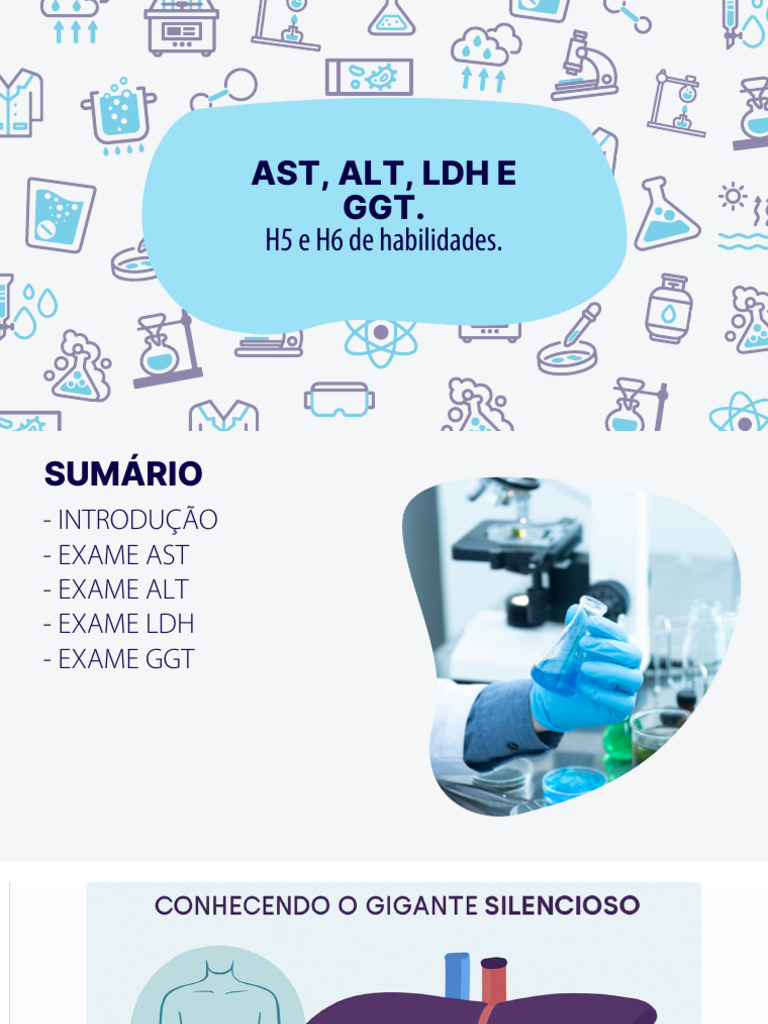 LDH (Lactato Desidrogenase) É Uma Enzima Presente em Quase Todas As ...