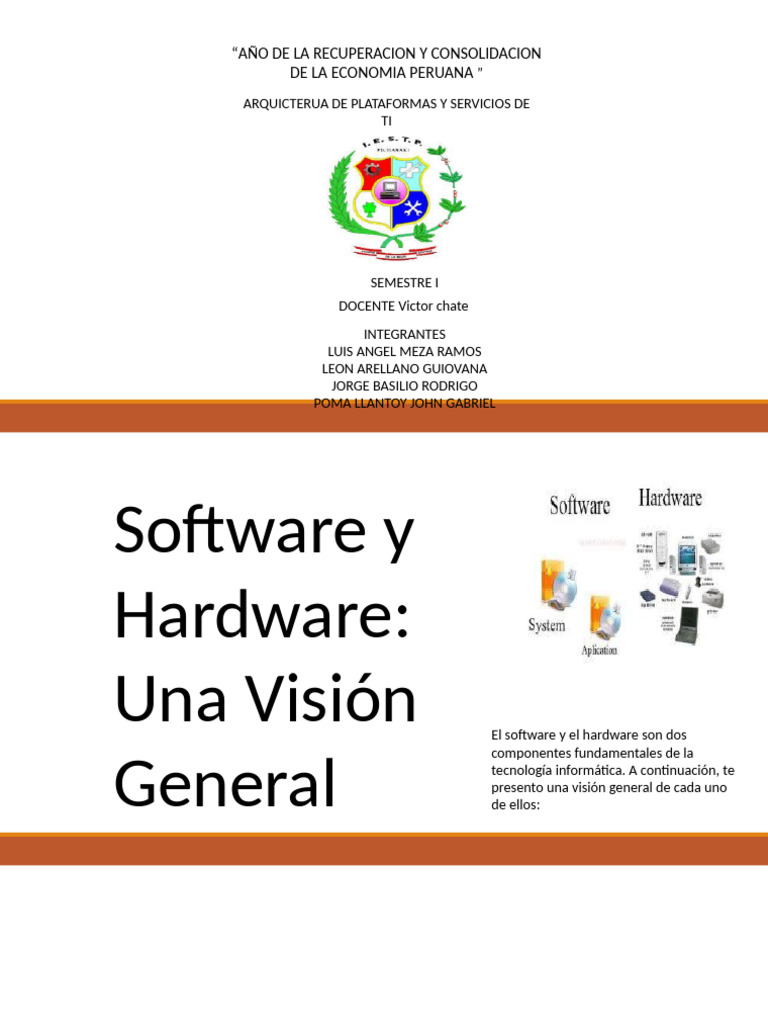Software y Hardware: Conceptos Clave | PDF | Hardware de la computadora ...