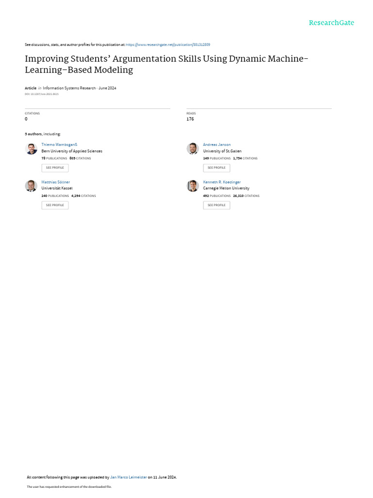 JML 971 | PDF | Learning | Cognition