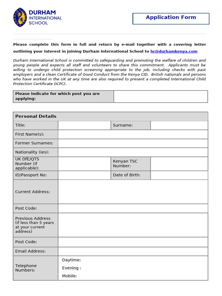 6710d7fc64a7cff2f08449a1 - Durham Application Form | PDF | Justice ...