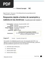 Examen Final - Revisión Del Intento - Try2 | PDF | Sarampión | Inmunoglobulina G