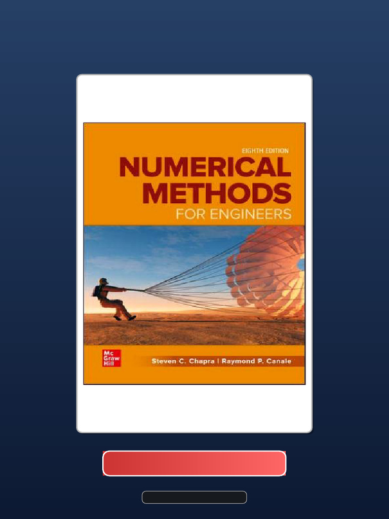 Numerical Methods For Engineers 8th Edition by Steven Chapra Raymond ...