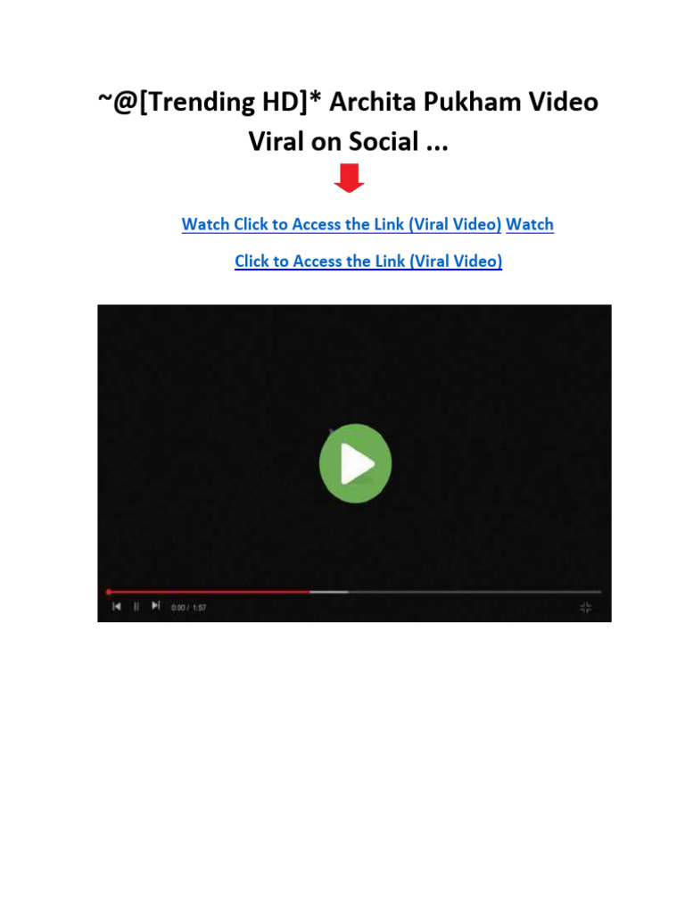 (Trending HD) Archita Pukham Video Viral On Social | PDF