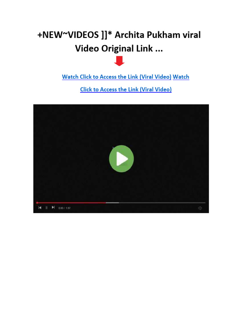 +NEW VIDEOS) ) Archita Pukham Viral Video Original Link | PDF